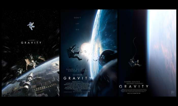 Beautiful Unused 'Gravity' Posters - Airows