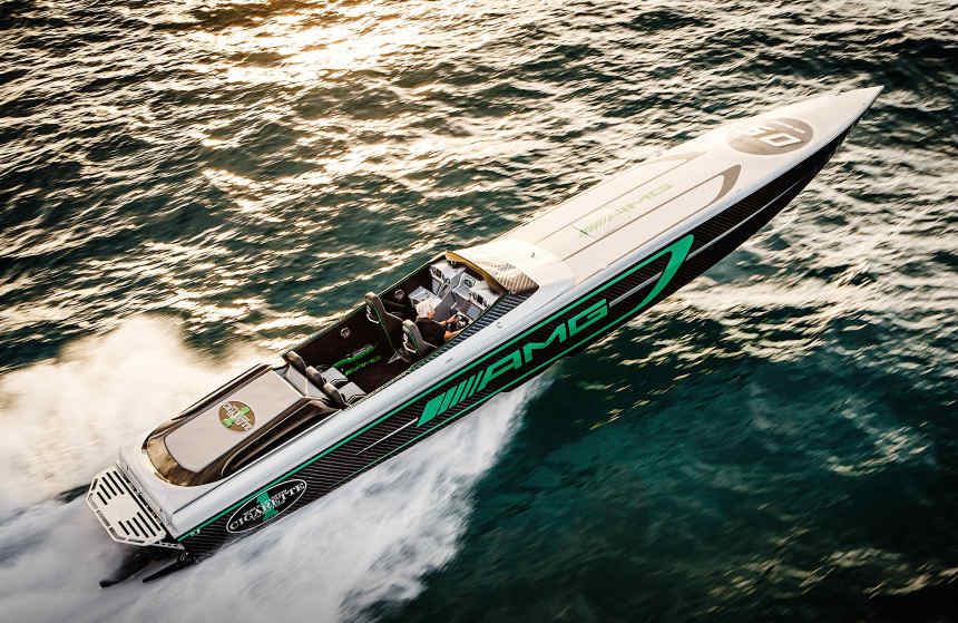 The Super-Sinful Speedboat Modeled on the Gorgeous Mercedes-AMG GT R ...