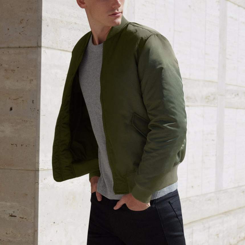 This Sleek Flight Jacket Will Set You Back Less Than $100 - Airows