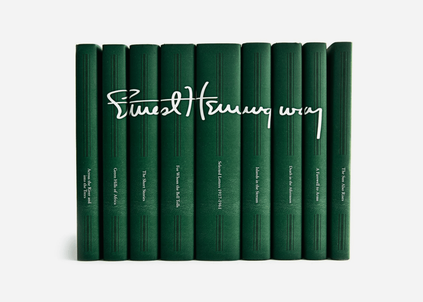 Celebrate Ernest Hemingway With This Stunning Book Set—Now Back In ...