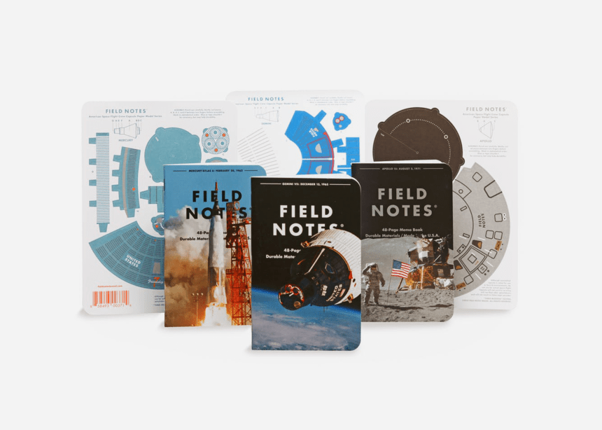 These Ltd. Edition FIELD NOTES Honor NASA - Airows