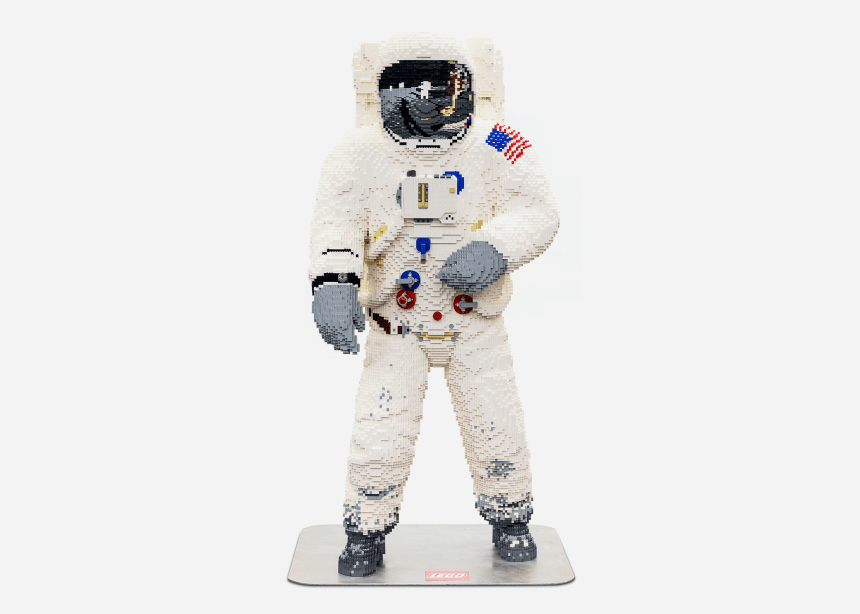 LEGO Honors Apollo 11 With Stunning Life-Size Astronaut Design - Airows