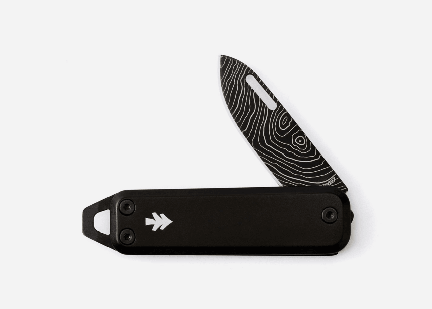 The James Brand x Huckberry Release Topographic-Clad Keychain Knife ...