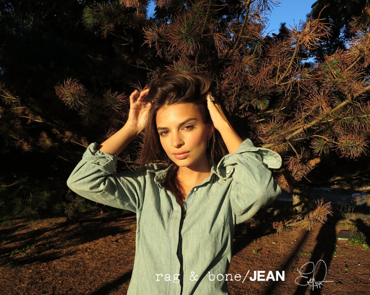 Emily Ratajkowski is Impossibly Sexy in New Rag & Bone Campaign - Airows