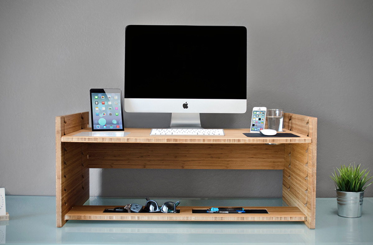 The Easiest Way To Transform Any Regular Desk Into An Optional Standing 