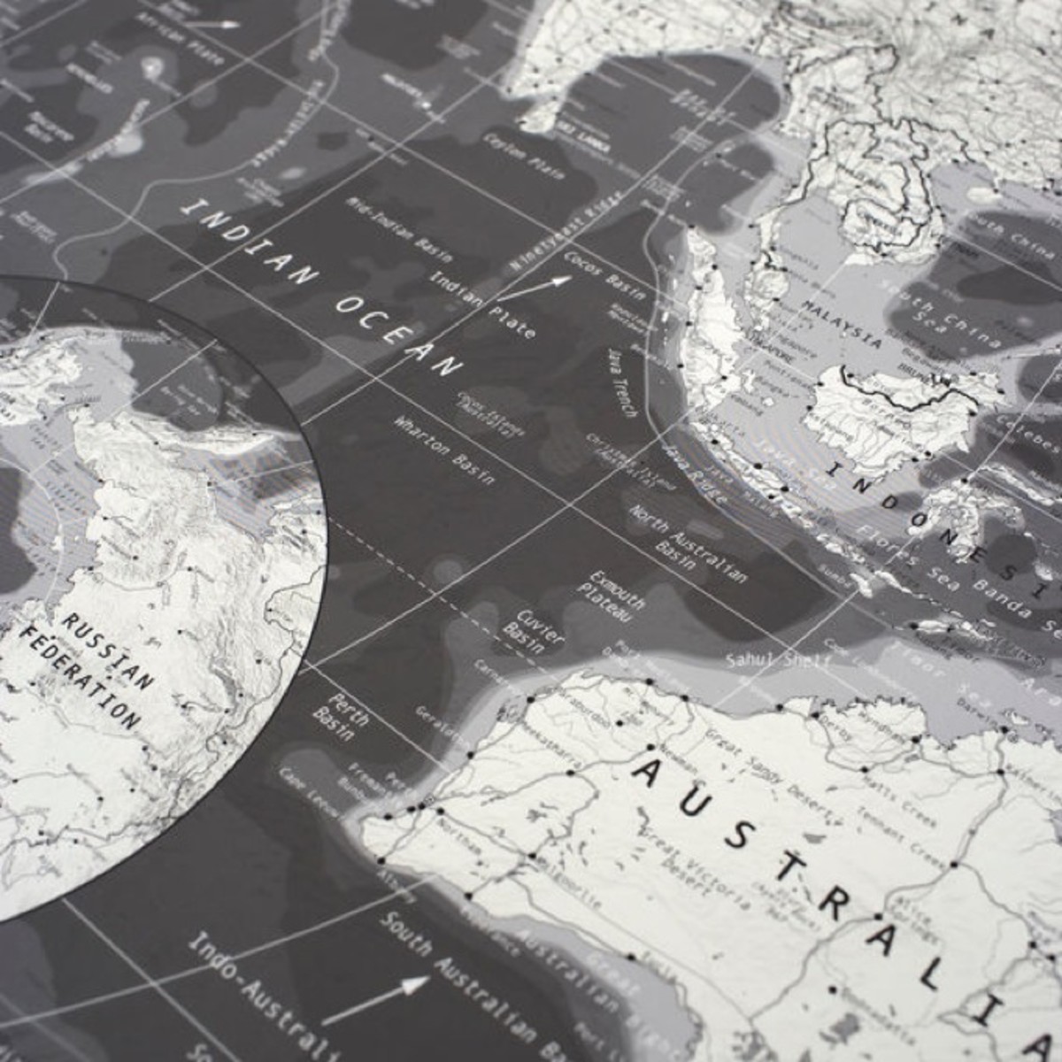 These Beautifully Designed Maps Would Look Great In Your Home - Airows