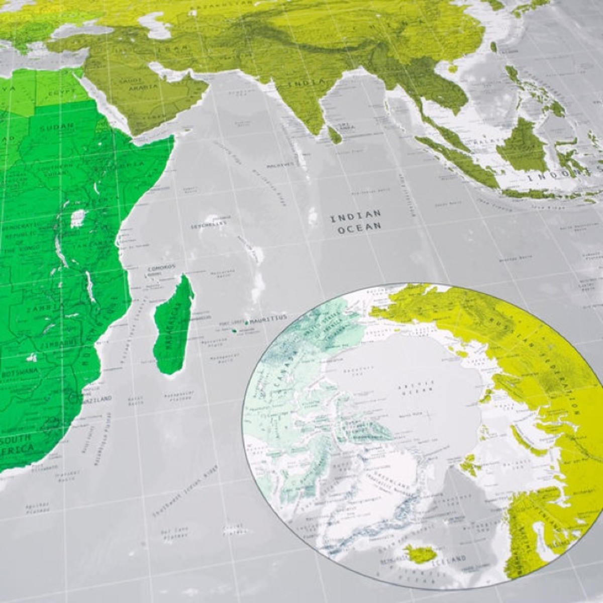 These Beautifully Designed Maps Would Look Great In Your Home - Airows