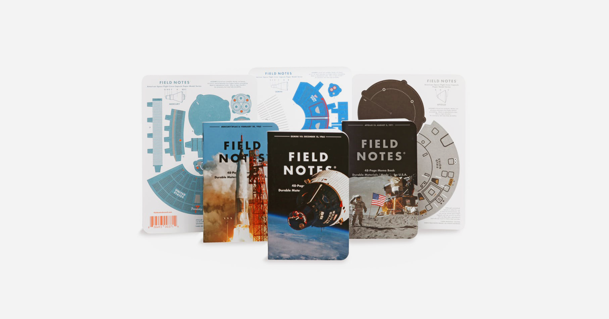 These Ltd. Edition FIELD NOTES Honor NASA - Airows