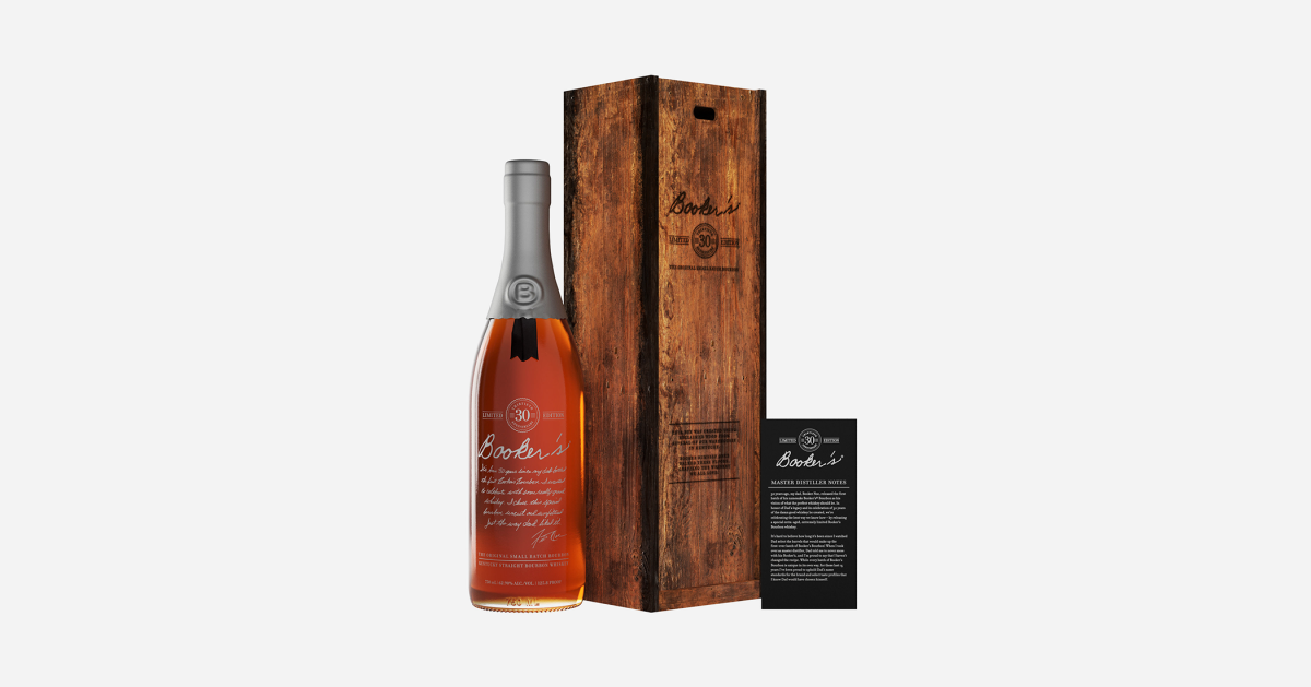 Booker's Ltd. Edition 30th Anniversary Bourbon Is a Barrel Proof Beauty ...